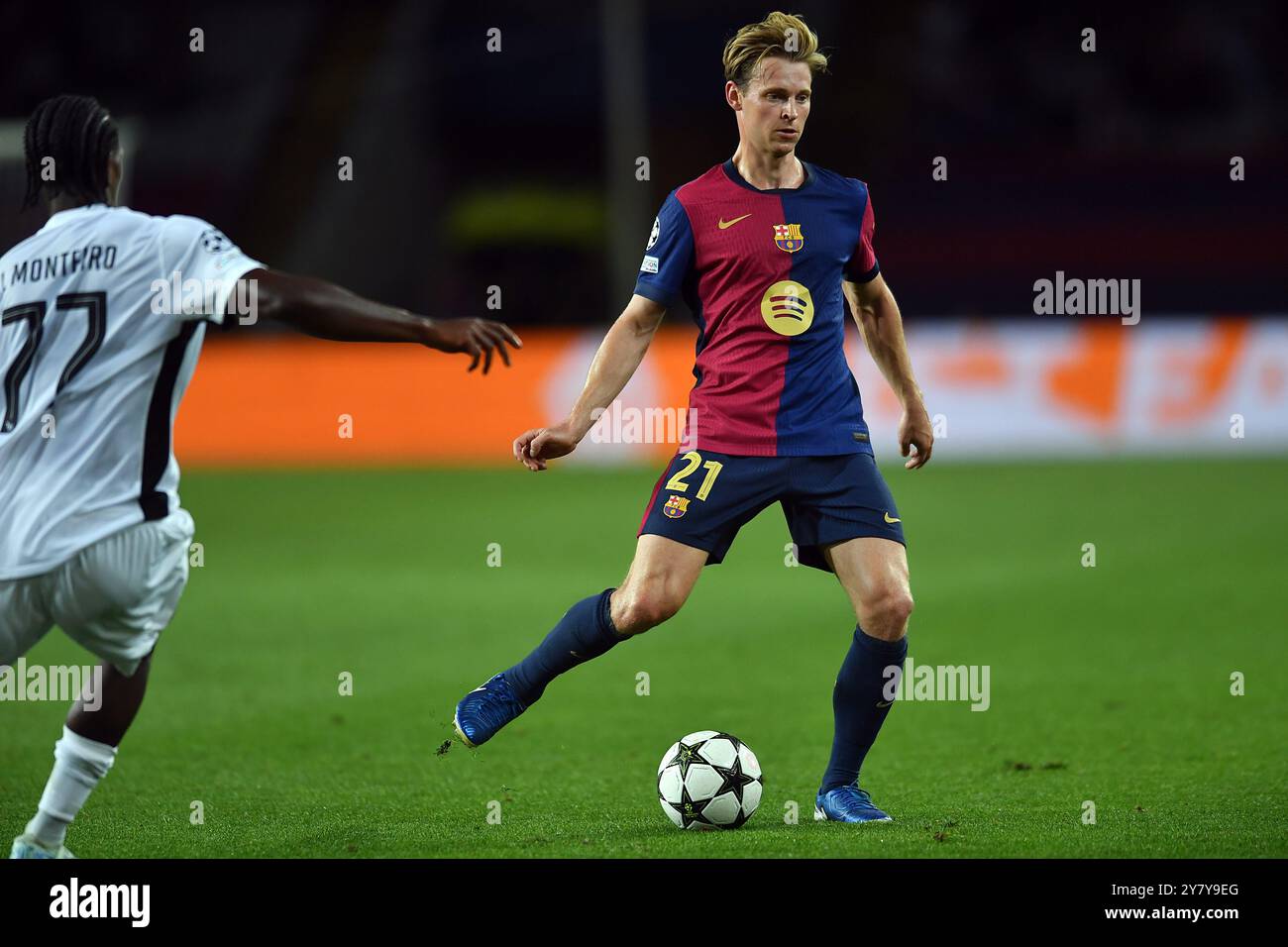FC BARCELONA vs BSC Young Boys October 01,2024 Frenkie de Jong (21) of ...
