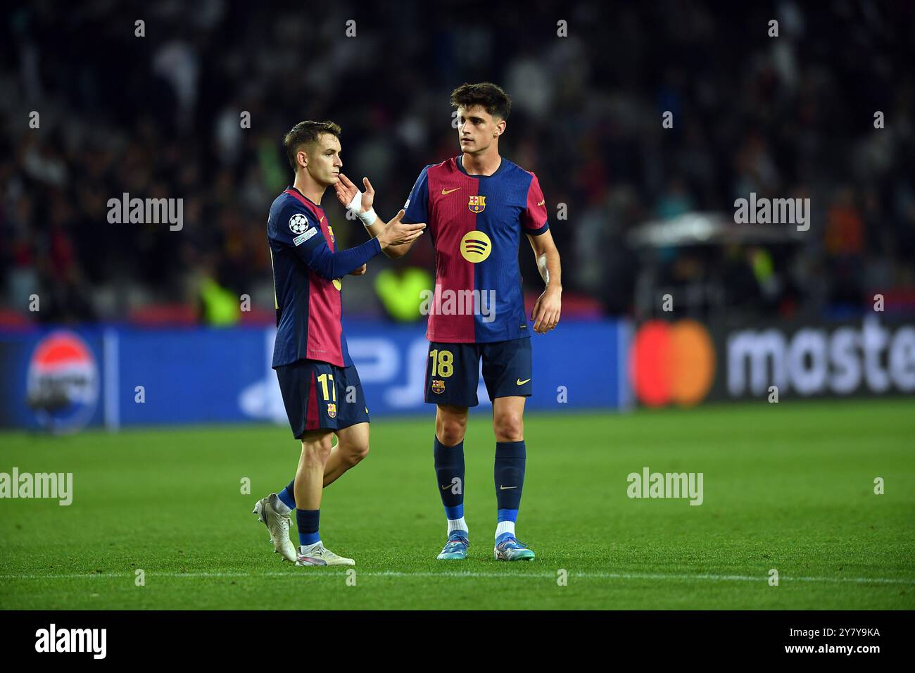 FC BARCELONA vs BSC Young Boys October 01,2024 Marc Casado (17) of FC ...