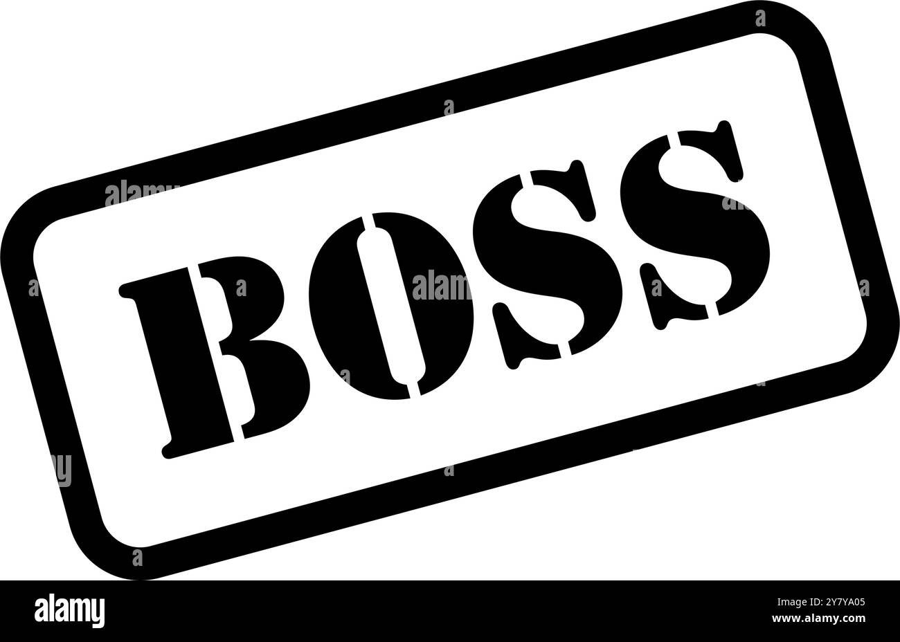 Boss black stamp vector isolated Stock Vector Image & Art - Alamy