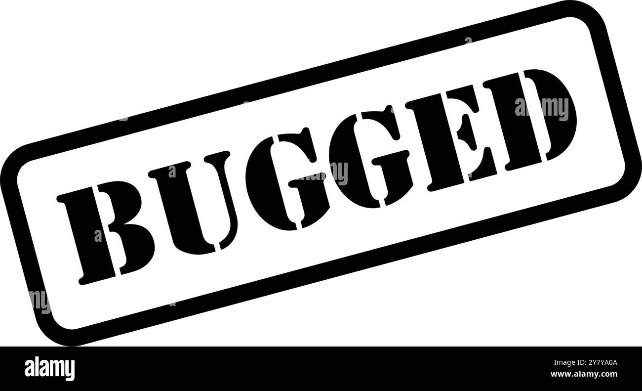 Bugged black stamp vector isolated Stock Vector Image & Art - Alamy Bugged black stamp vector isolated Stock Vector Image & Art - Alamy
