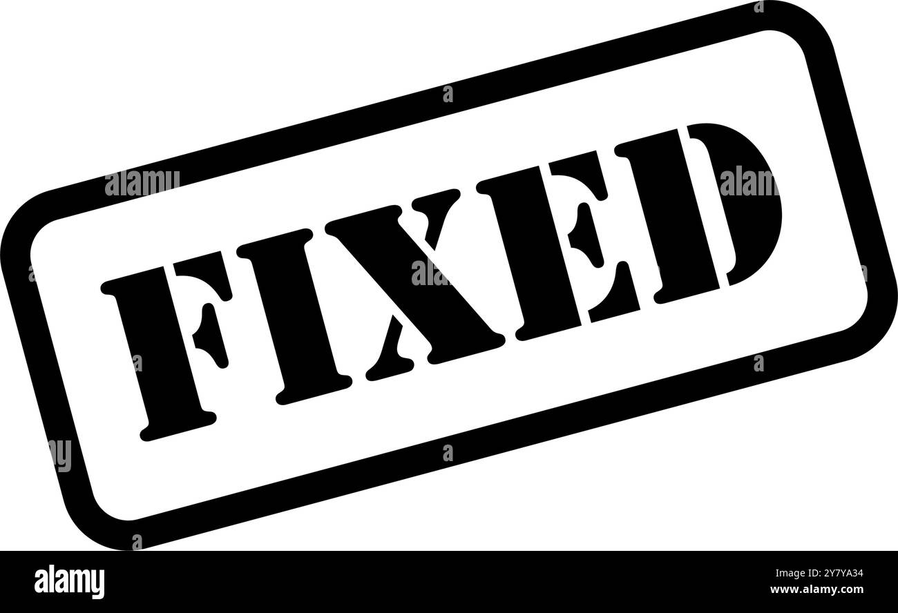 Fixed vector vectors Black and White Stock Photos & Images - Alamy