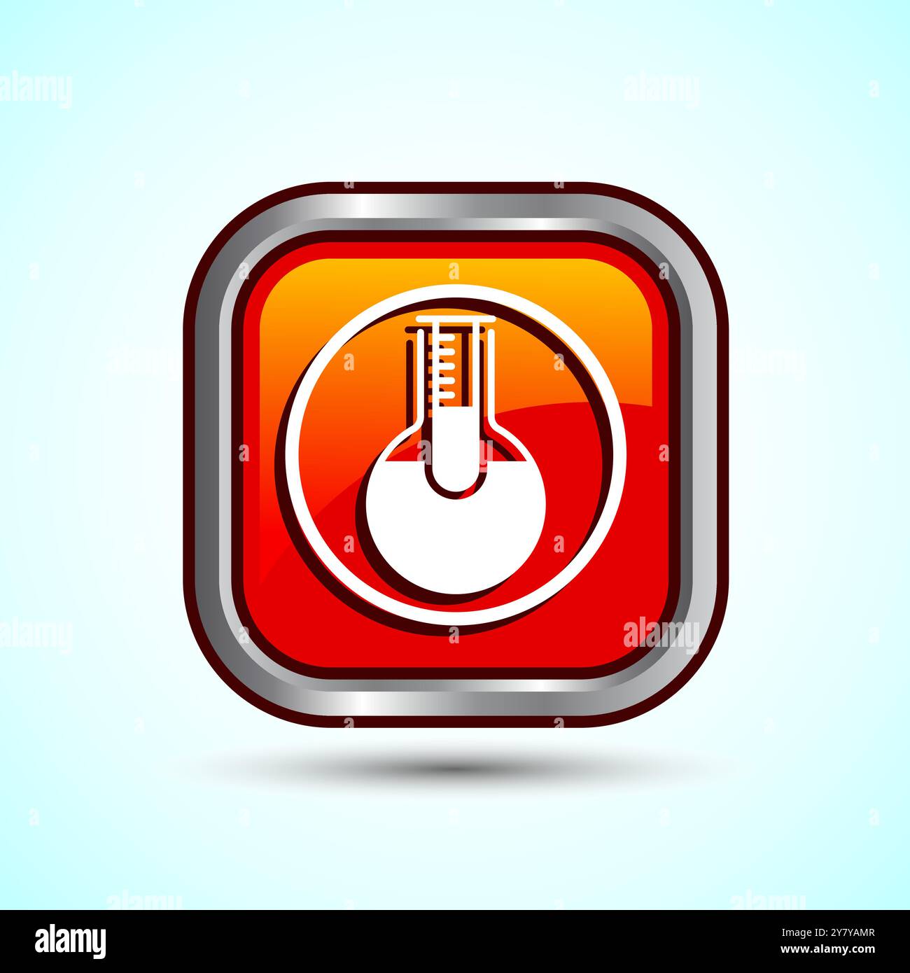 Lab Flask Icon Design Illustration, Chemical flask Icon For Apps and ...