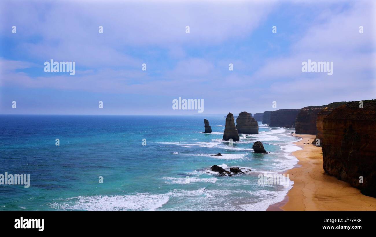 Twelve Apostles national park landscape in Australia near Melbourne ...