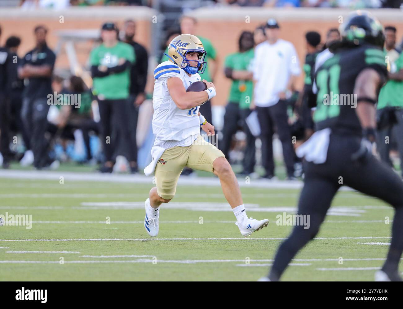September 28, 2024:.Tulsa Golden Hurricane quarterback Kirk Francis (11 ...