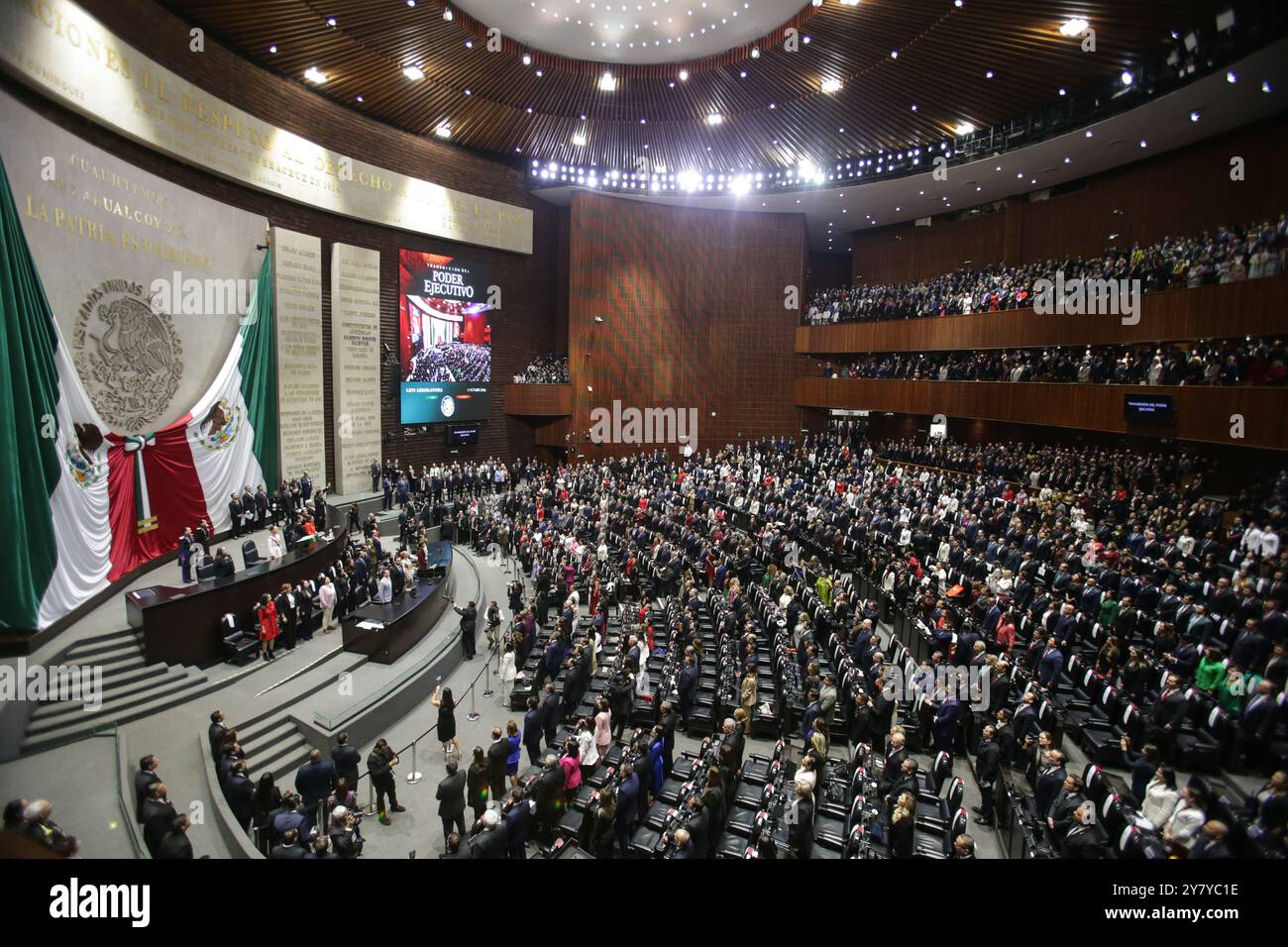 Mexico City, Mexico. 1st Oct, 2024. The presidential inauguration ...
