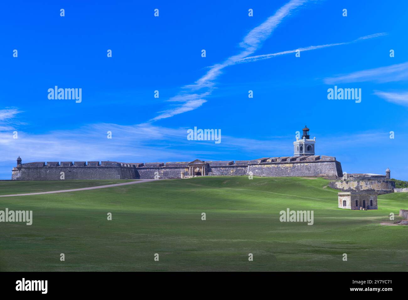 Castillo San Felipe del Morro Fortress in old San Juan, Puerto Rico ...