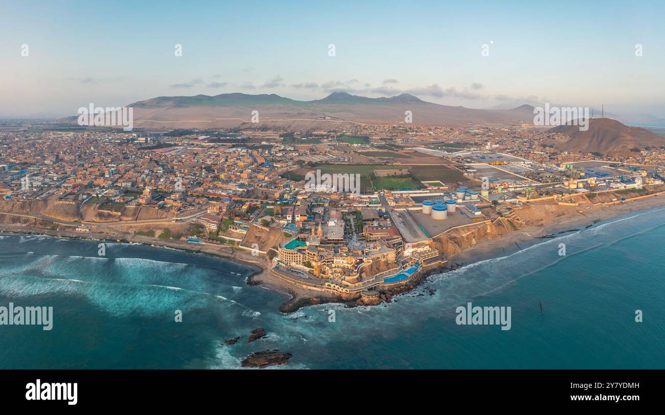 Panoramic view of the Chancay city. Lima, Peru Stock Photo - Alamy