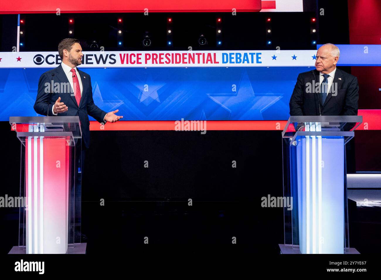 New York, United States. 01st Oct, 2024. Senator JD Vance, a Republican ...