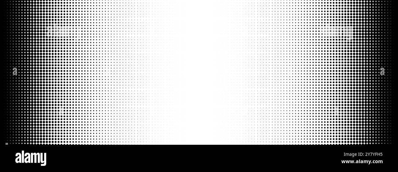 Dotted halftone gradient texture. Fading polka dot background. Repeated ...
