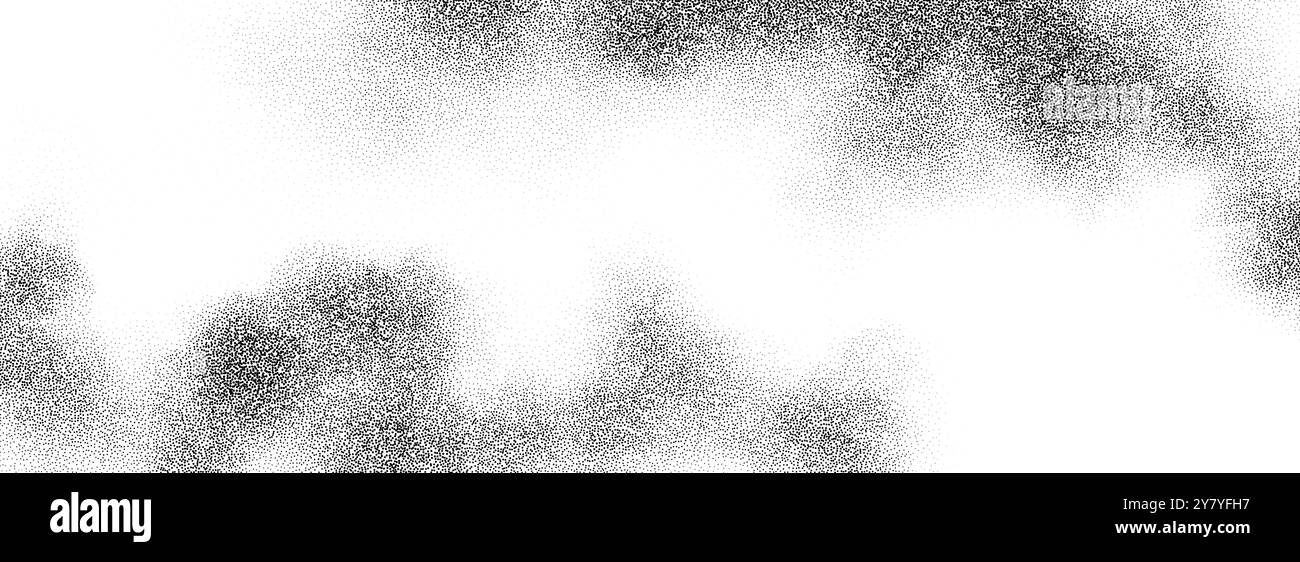 Stippled smoke cloud gradient texture. Grunge fluid fume grain ...