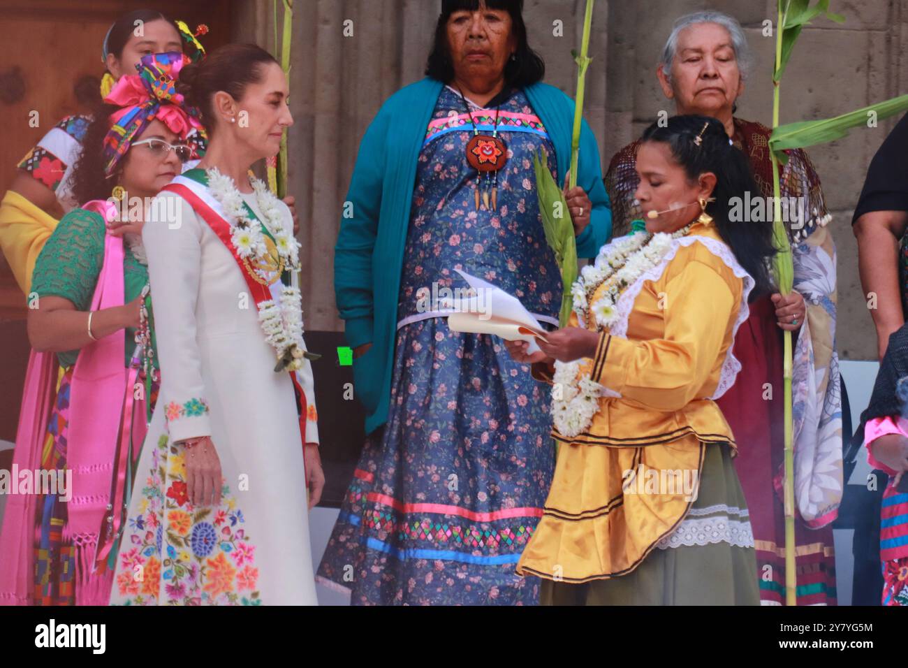 Mexico City, Mexico. 01st Oct, 2024. Mexico's new president, Claudia ...