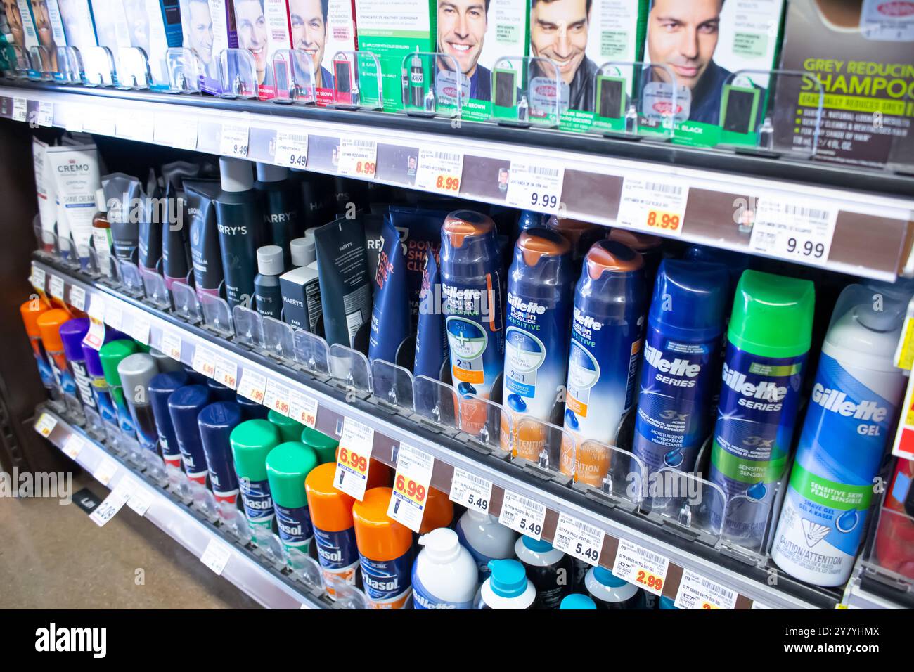 Los Angeles, California, United States - 08-10-2021: A view of several ...