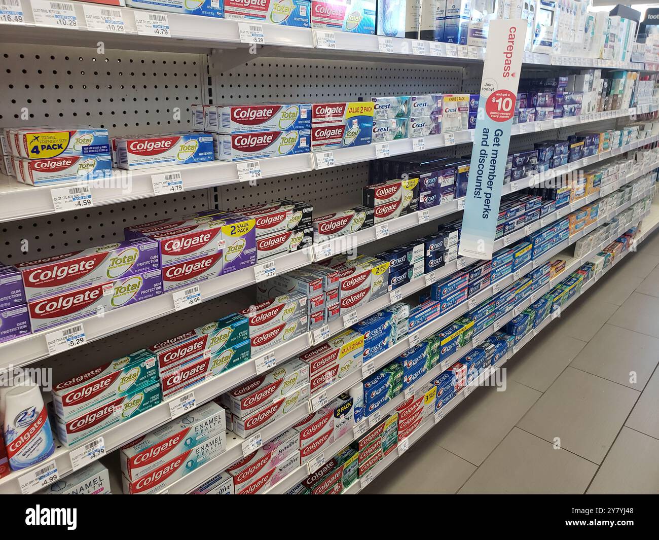 Los Angeles, California, United States - 07-03-2021: A view of several ...