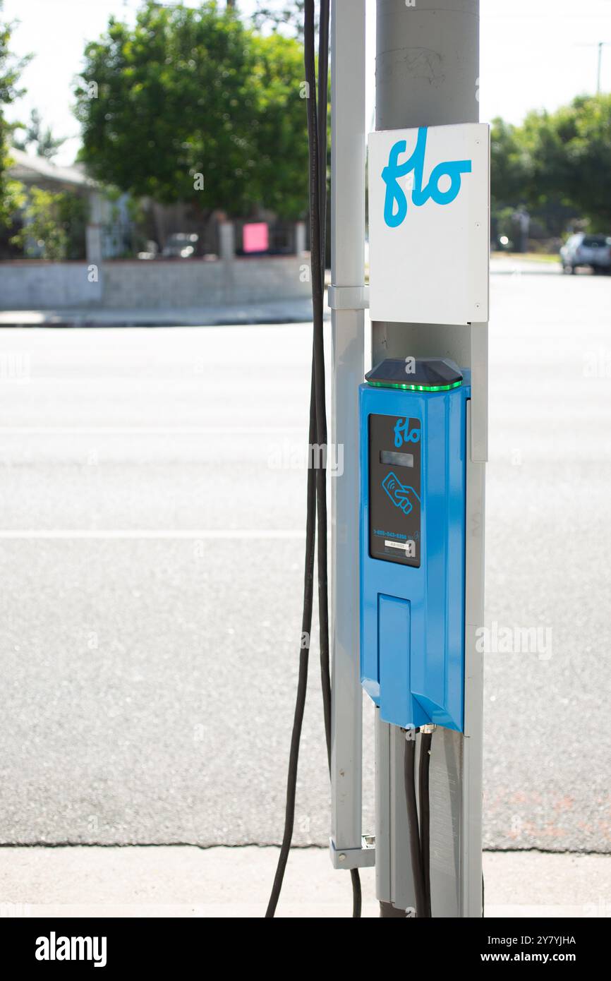 Los Angeles, California, United States - 07-03-2021: A view of a FLO ...