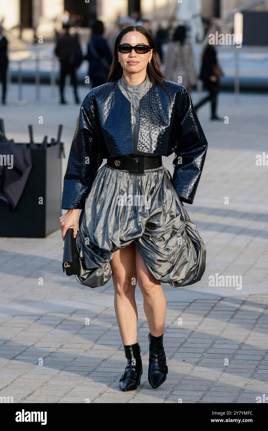 Jurnee Smollett attends the Louis Vuitton Paris Womenswear Spring ...