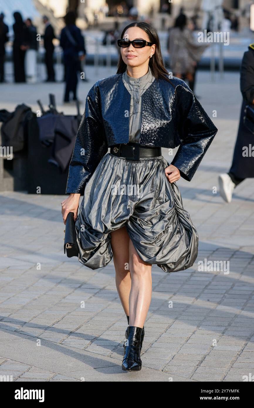 Jurnee Smollett attends the Louis Vuitton Paris Womenswear Spring ...