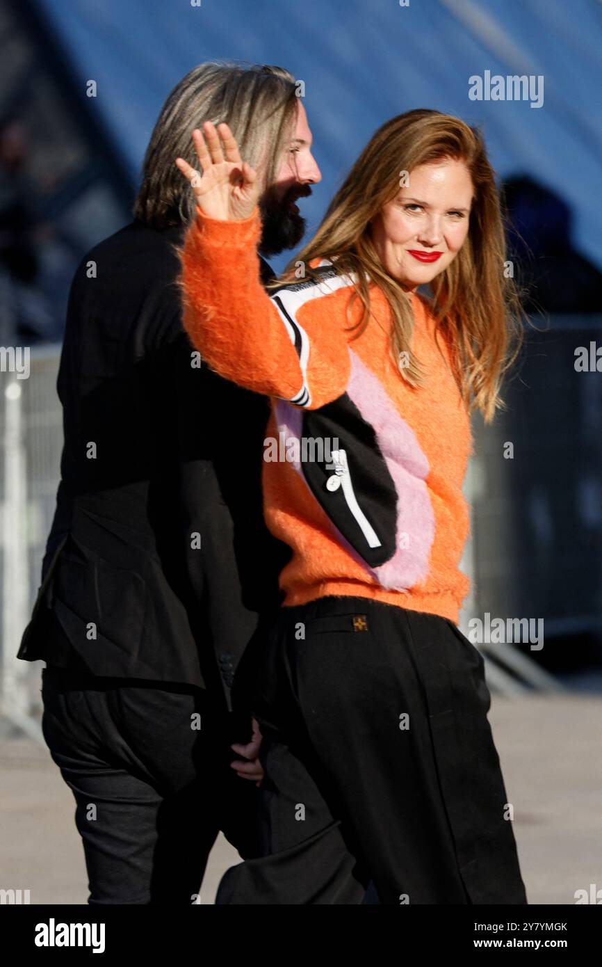 Justine Triet attends the Louis Vuitton Paris Womenswear Spring-Summer ...