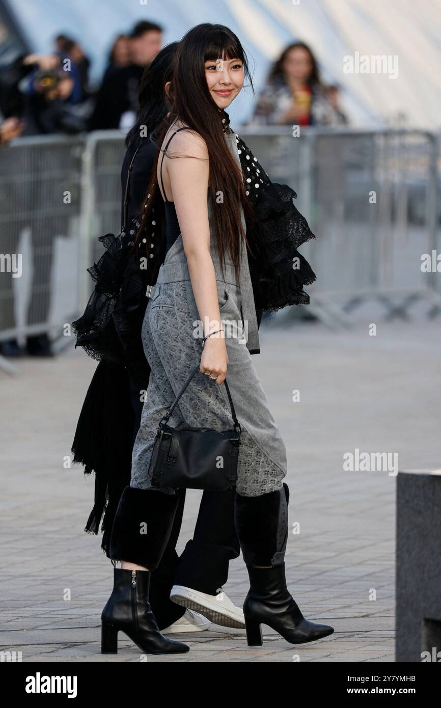 Hyein attends the Louis Vuitton Paris Womenswear Spring-Summer 2025 ...