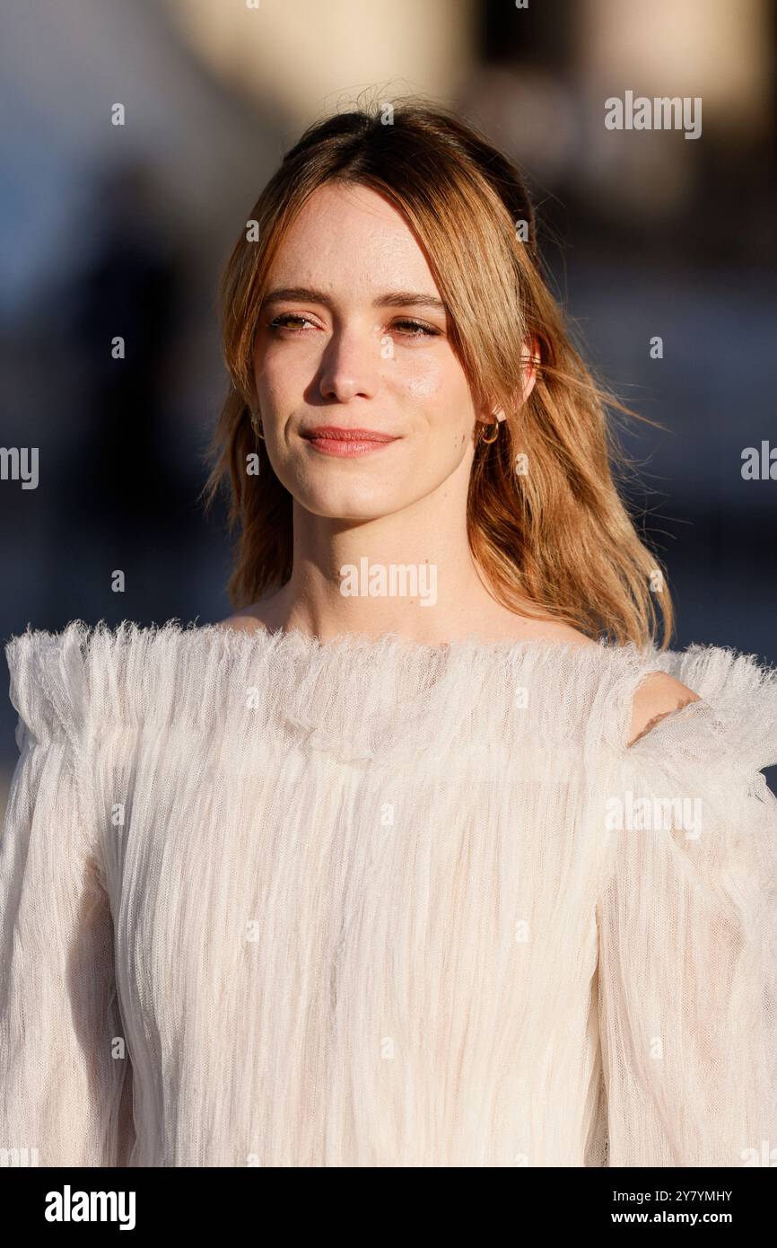Stacy Martin attends the Louis Vuitton Paris Womenswear Spring-Summer ...
