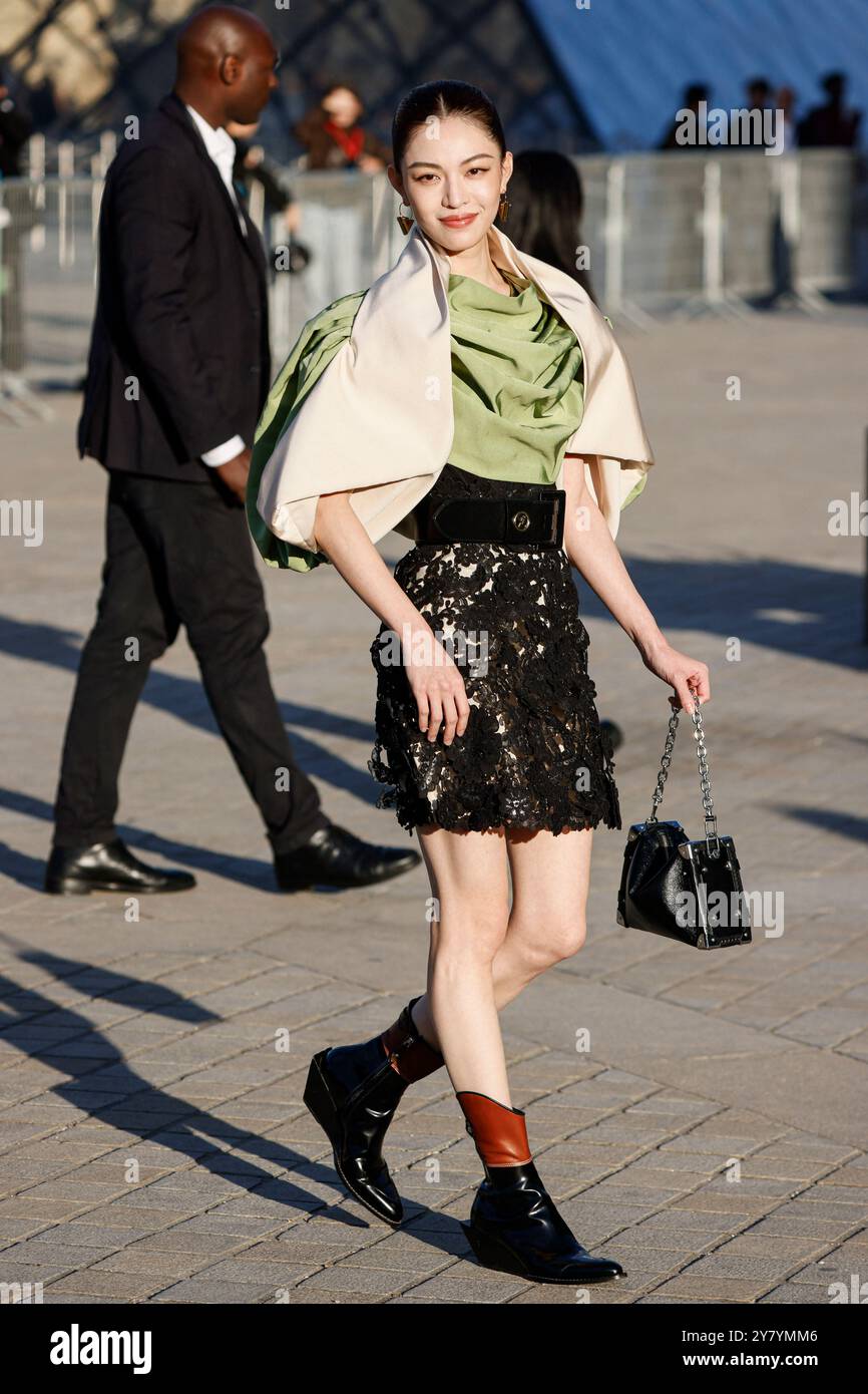 Paris, France. 01st Oct, 2024. Elaine Zhong Chuxi attends the Louis ...