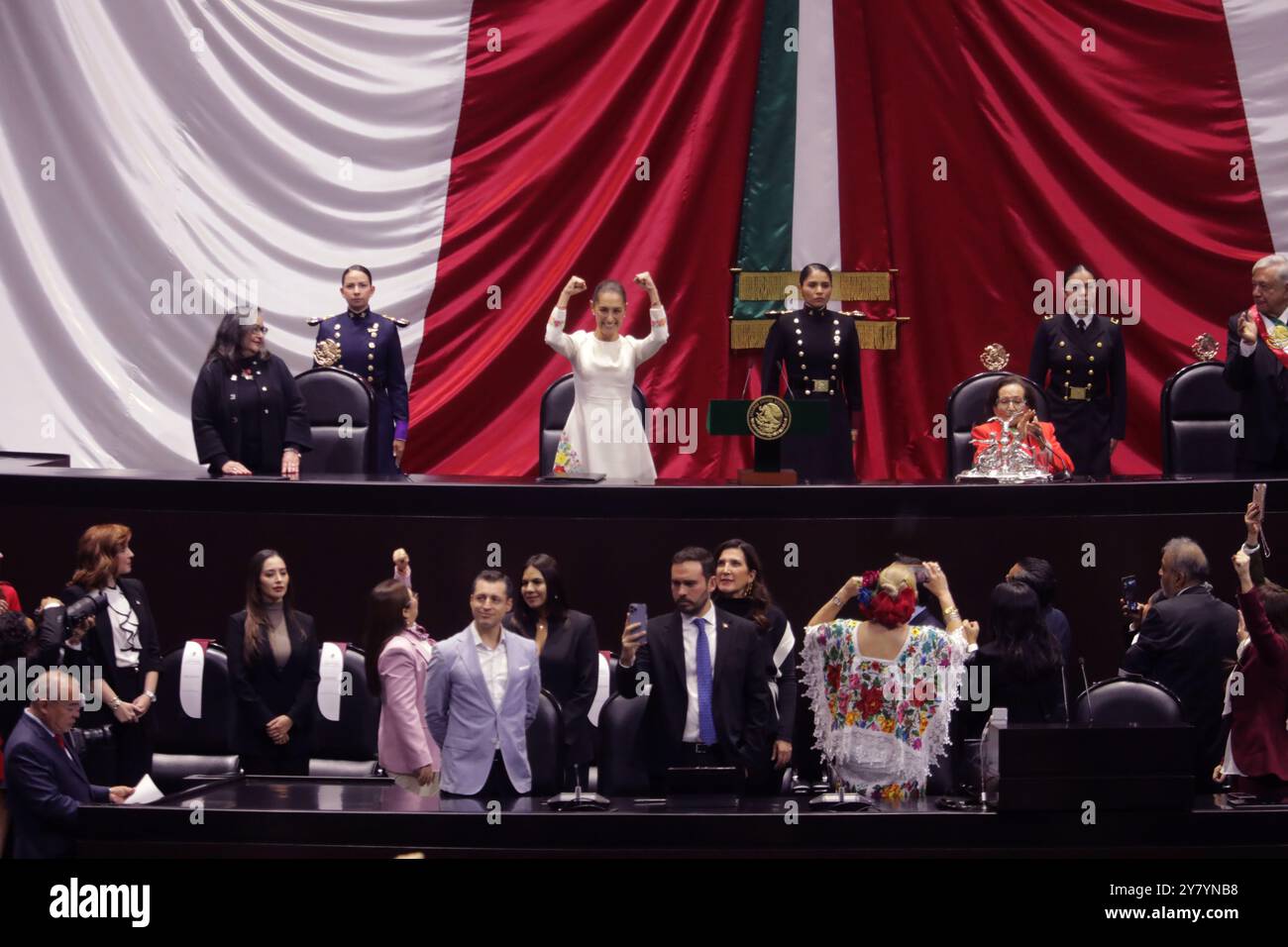 Mexico's incoming President Claudia Sheinbaum Pardo, during the ...