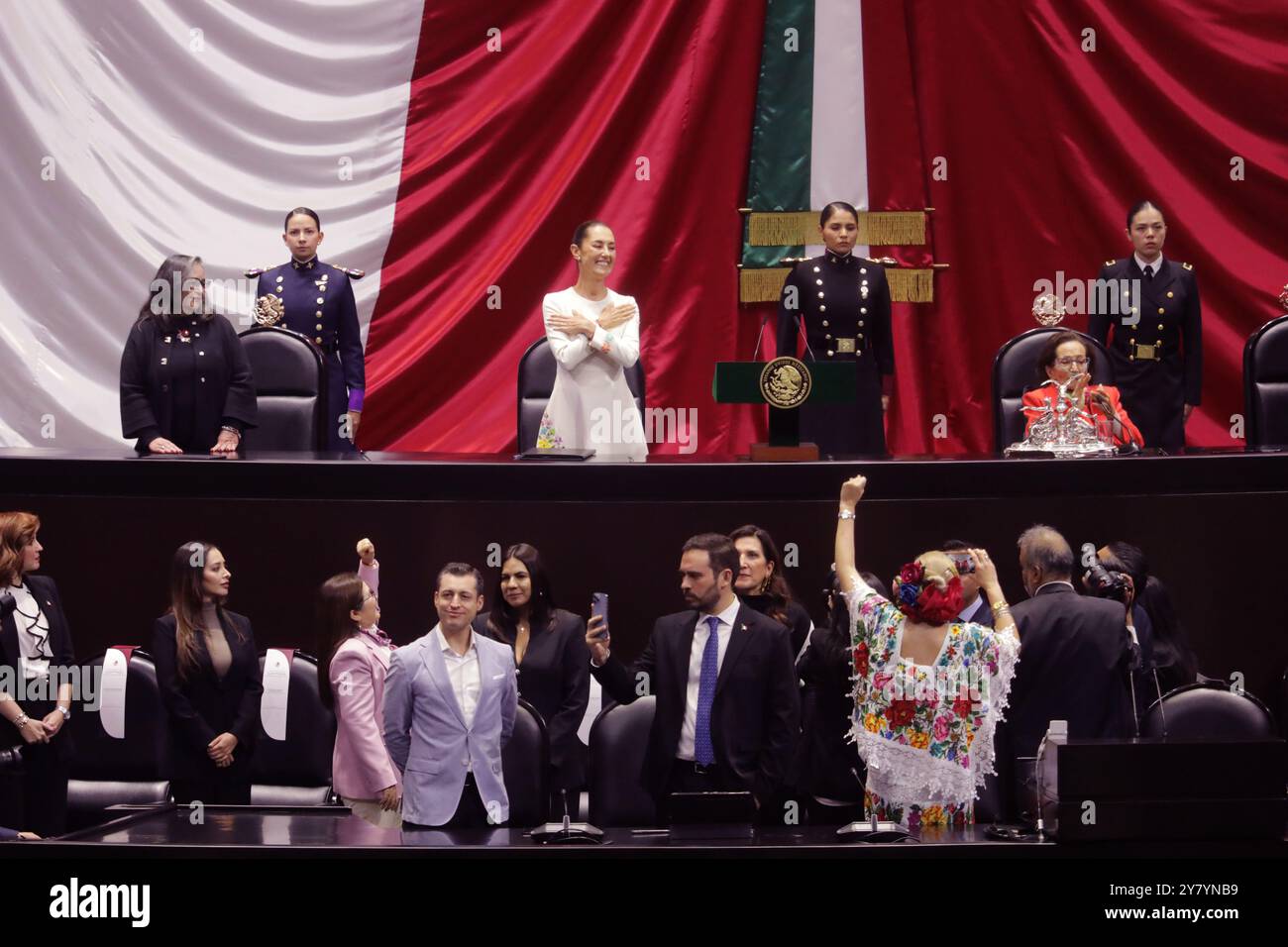 Mexico's incoming President Claudia Sheinbaum Pardo, during the ...