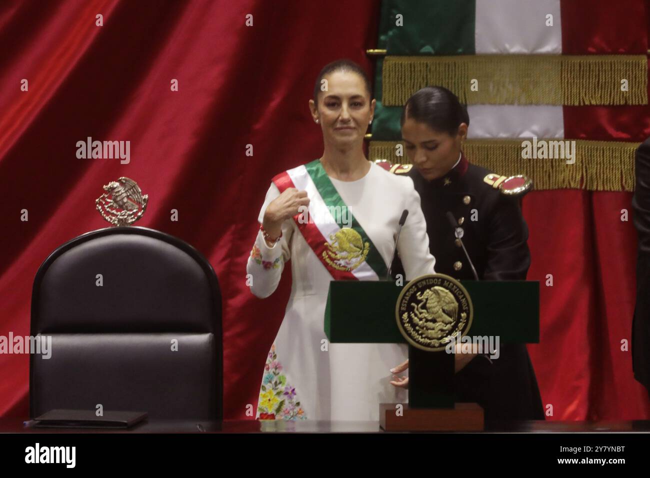 Mexico's incoming President Claudia Sheinbaum Pardo, during the ...