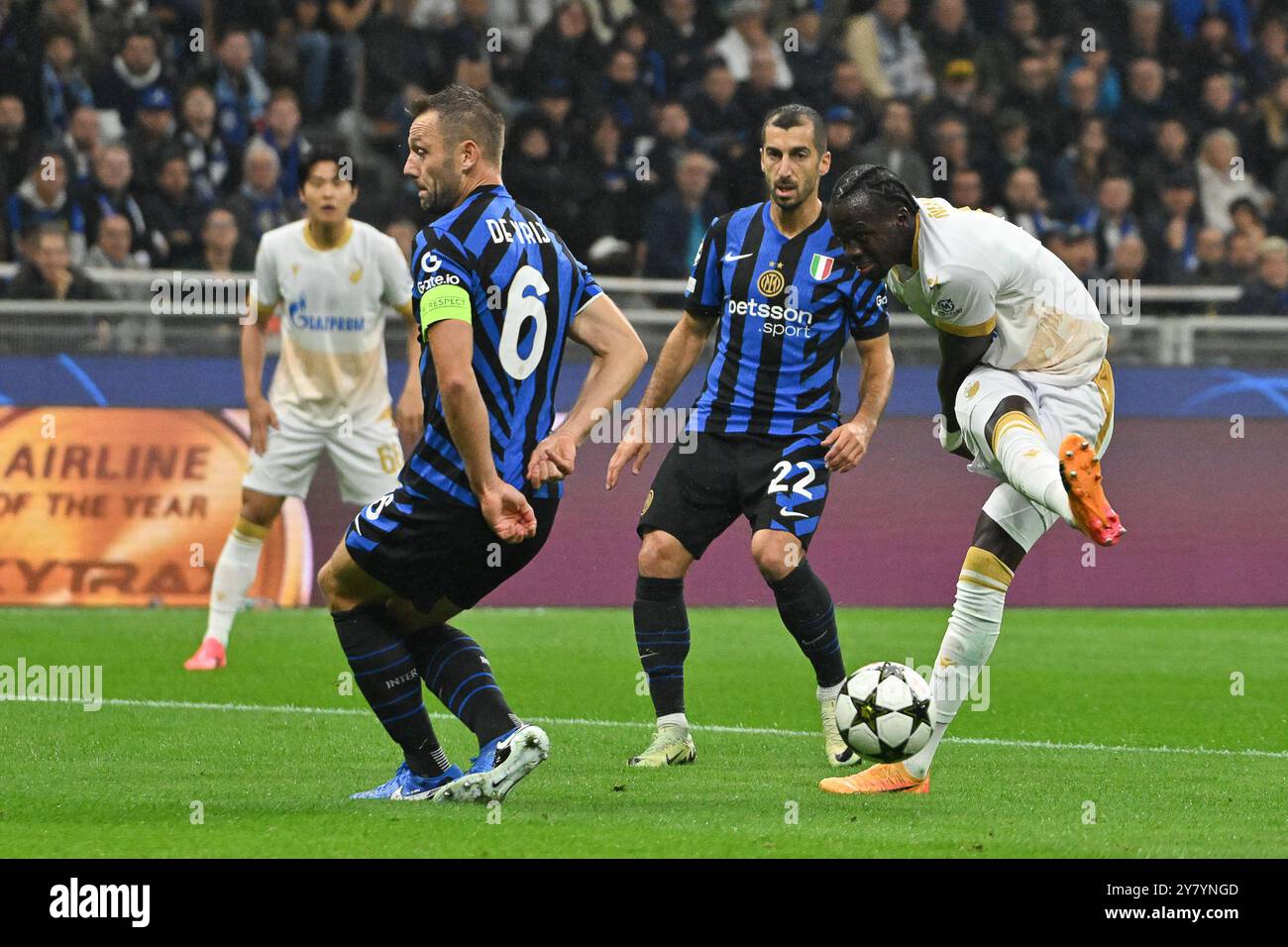 1st Oct 2024, Stadio San Siro, Milano, Italy; Uefa Champions League ...