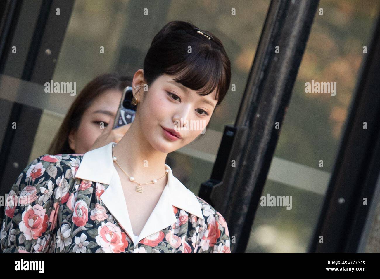 Paris, France. 01st Oct, 2024. Wonyoung Jang attending the Miu Miu Womenswear Spring-Summer 2025 ...