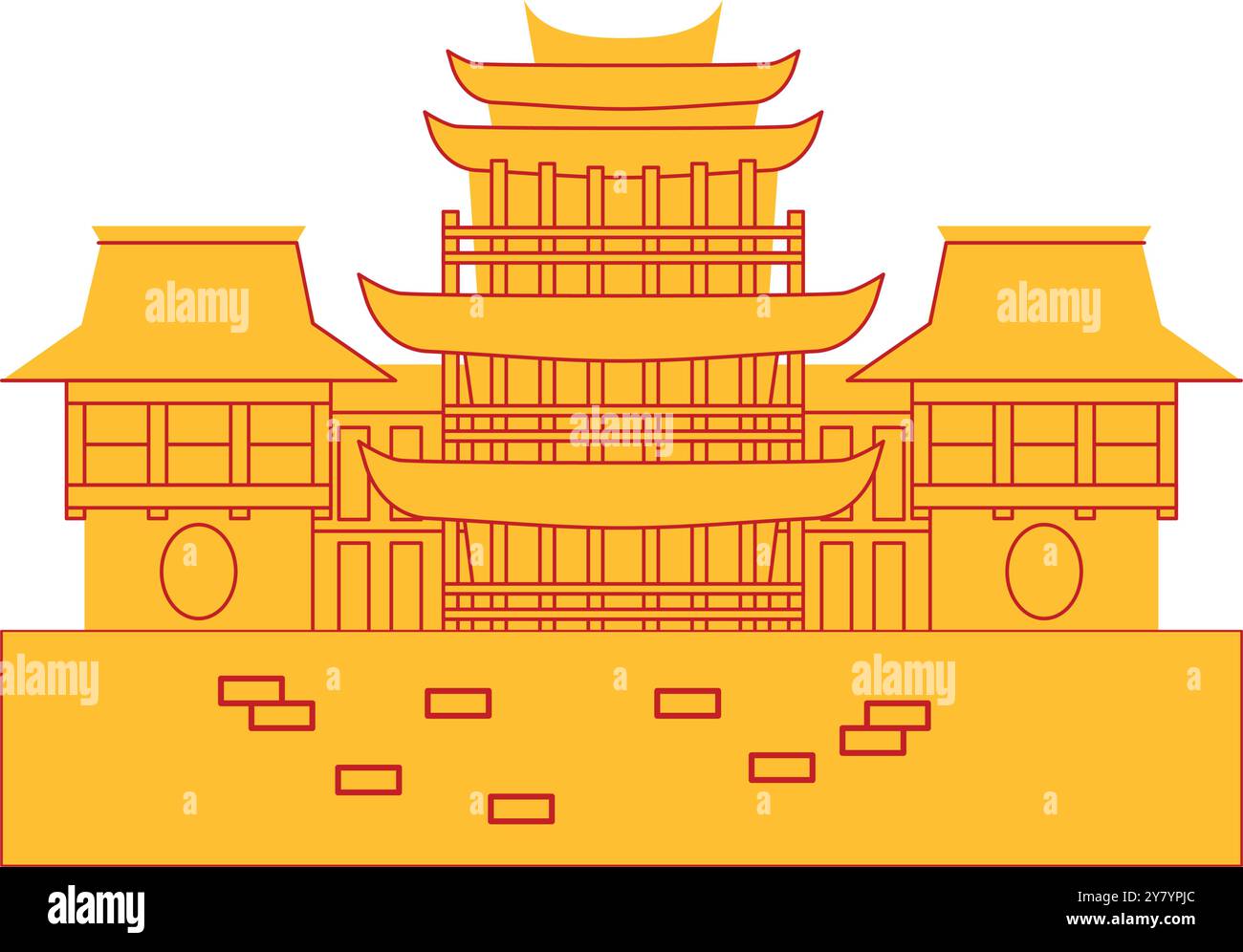 China traditional cultural building palace Chinese architecture ...