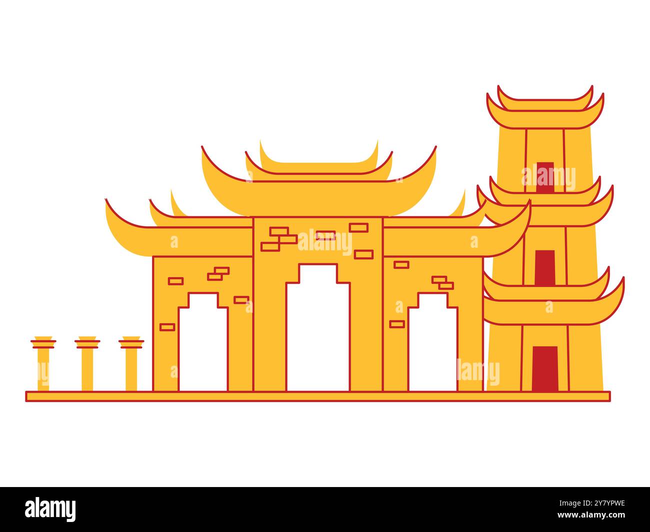 Temple holy sacred place Chinese style architecture China landmark ...