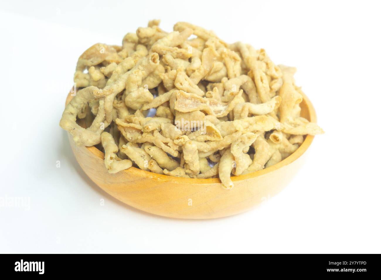 Intestine chips with white background. Intestine chips are one of the ...