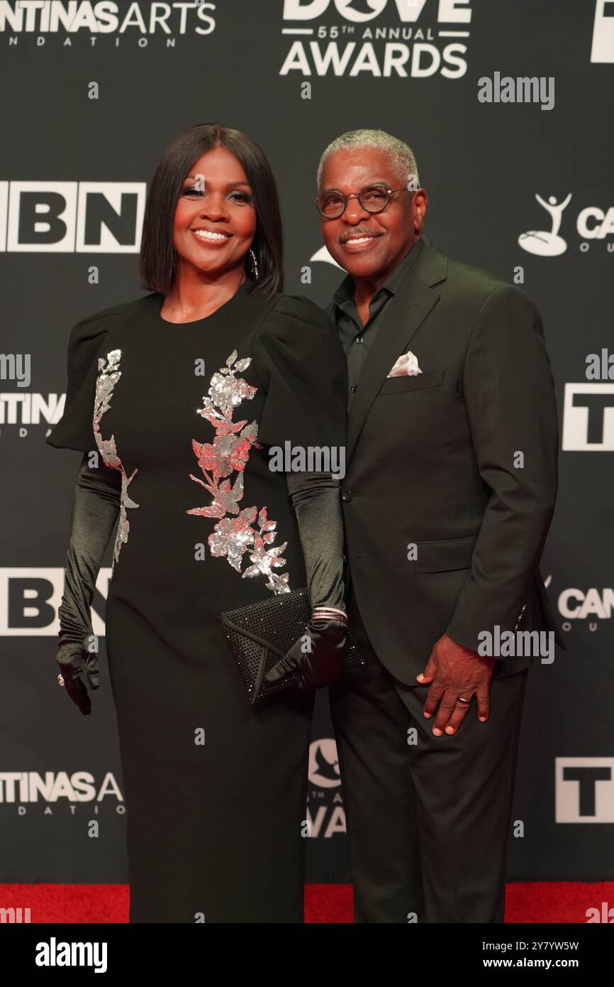 Nashville, Tennessee, USA, October 1, 2024. Cece Winans and Alvin Love ...