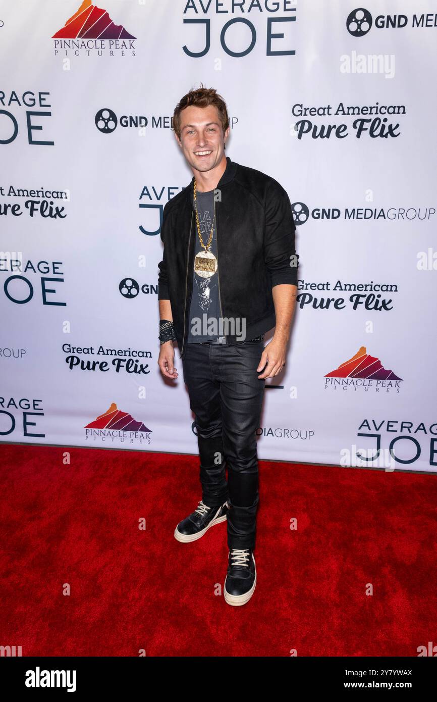 Hollywood, USA. 01st Oct, 2024. Actor Austin Woods attends The World ...