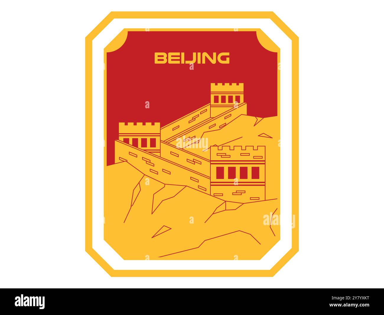 Beijing Peking China’s sprawling capital The Great Wall iconic tourism ...