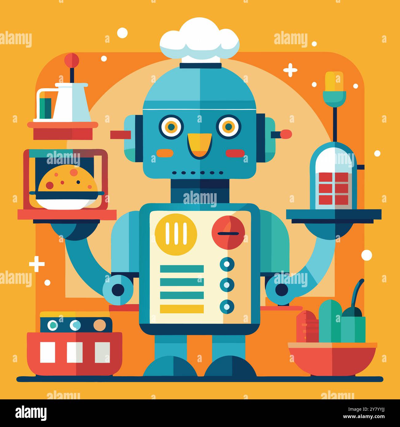 Ai restaurant vector vectors hi-res stock photography and images - Alamy