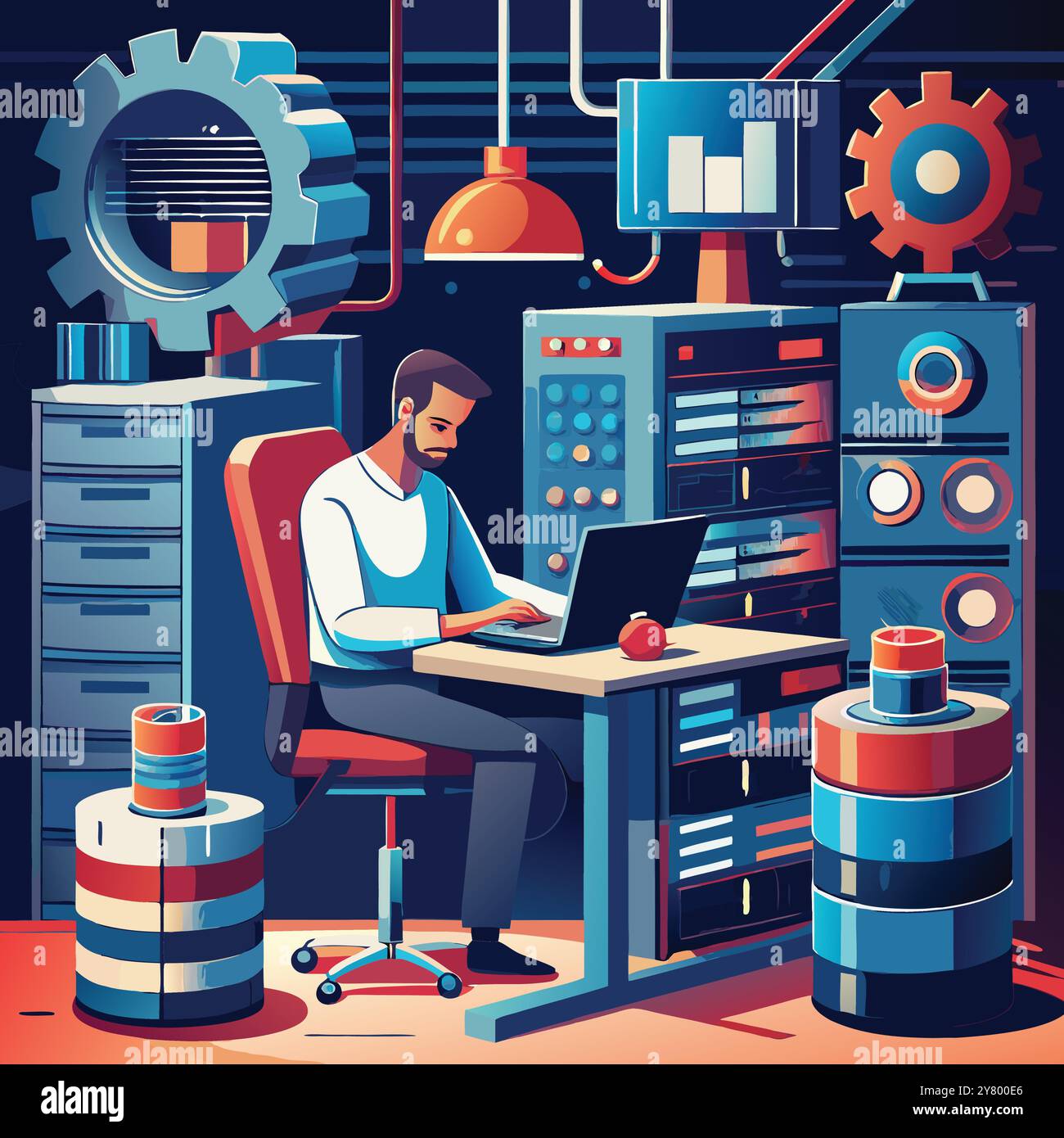 Techy Stock Vector Images - Alamy