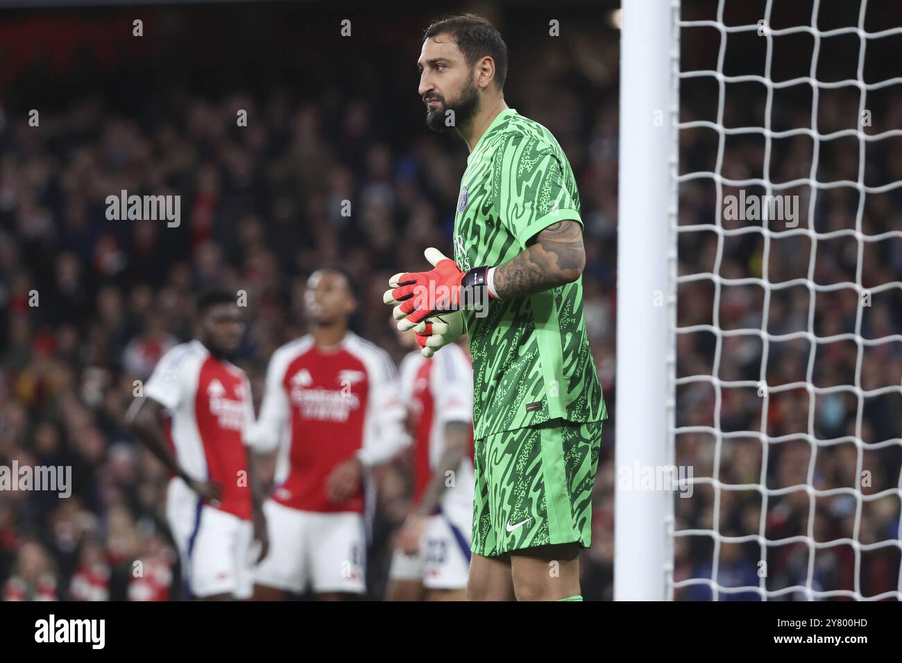 PSG goalkeeper Gianluigi Donnarumma during the UEFA Champions League ...