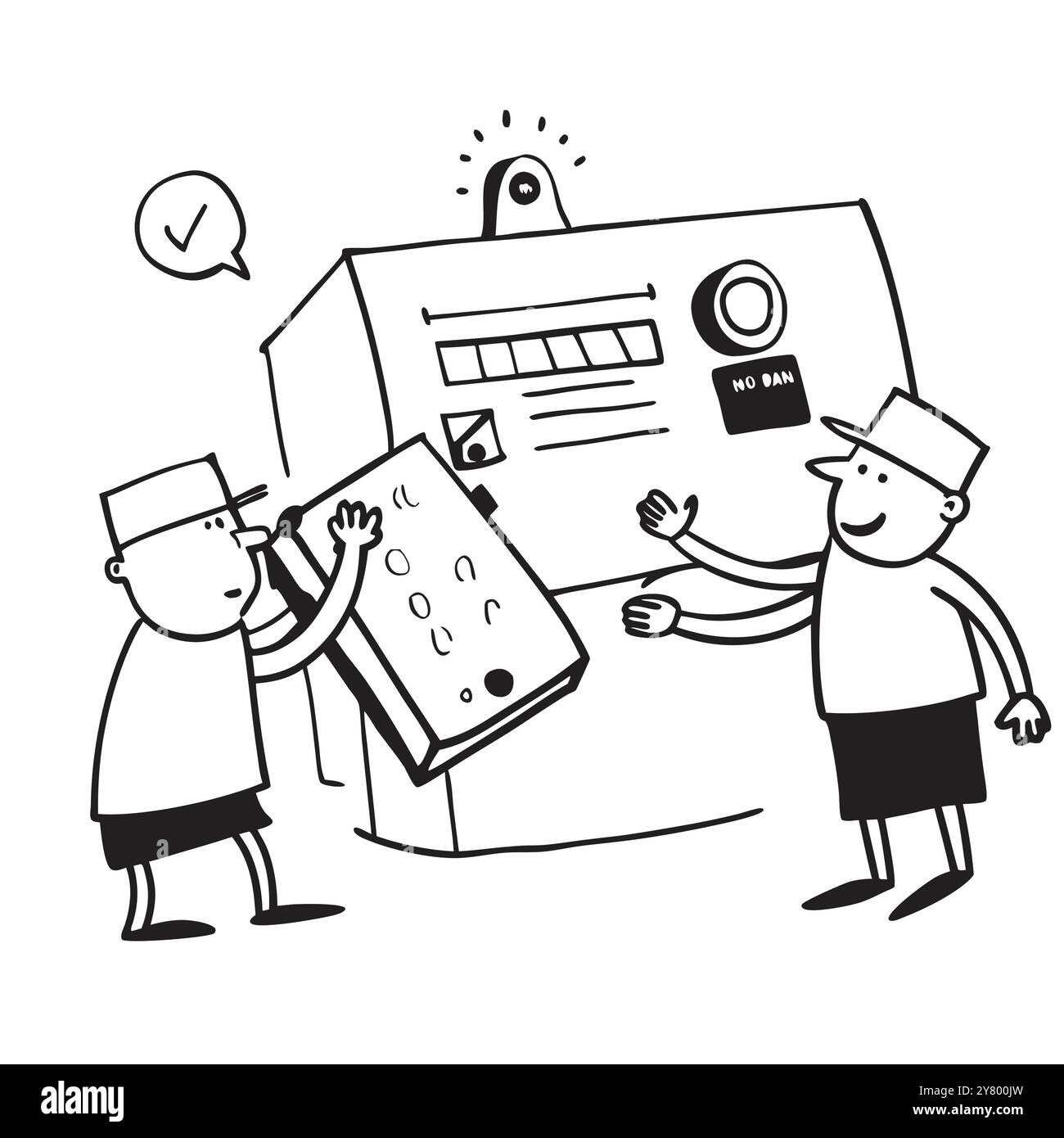 Passenger train clipart illustration Stock Vector Images - Alamy