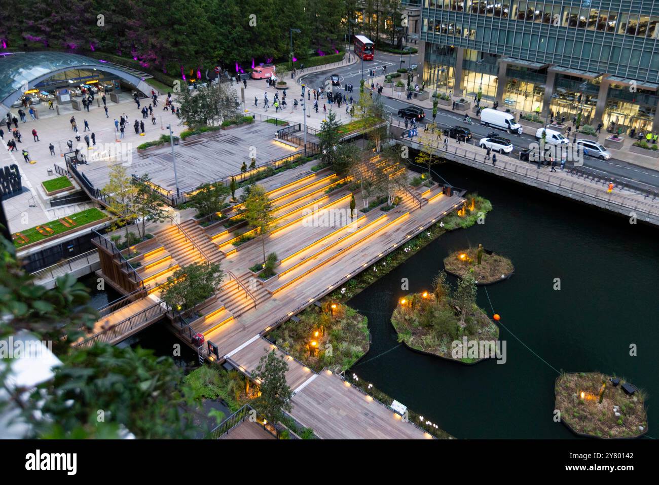 EDITORIAL USE ONLY Eden Dock, a first of its kind urban space, is ...