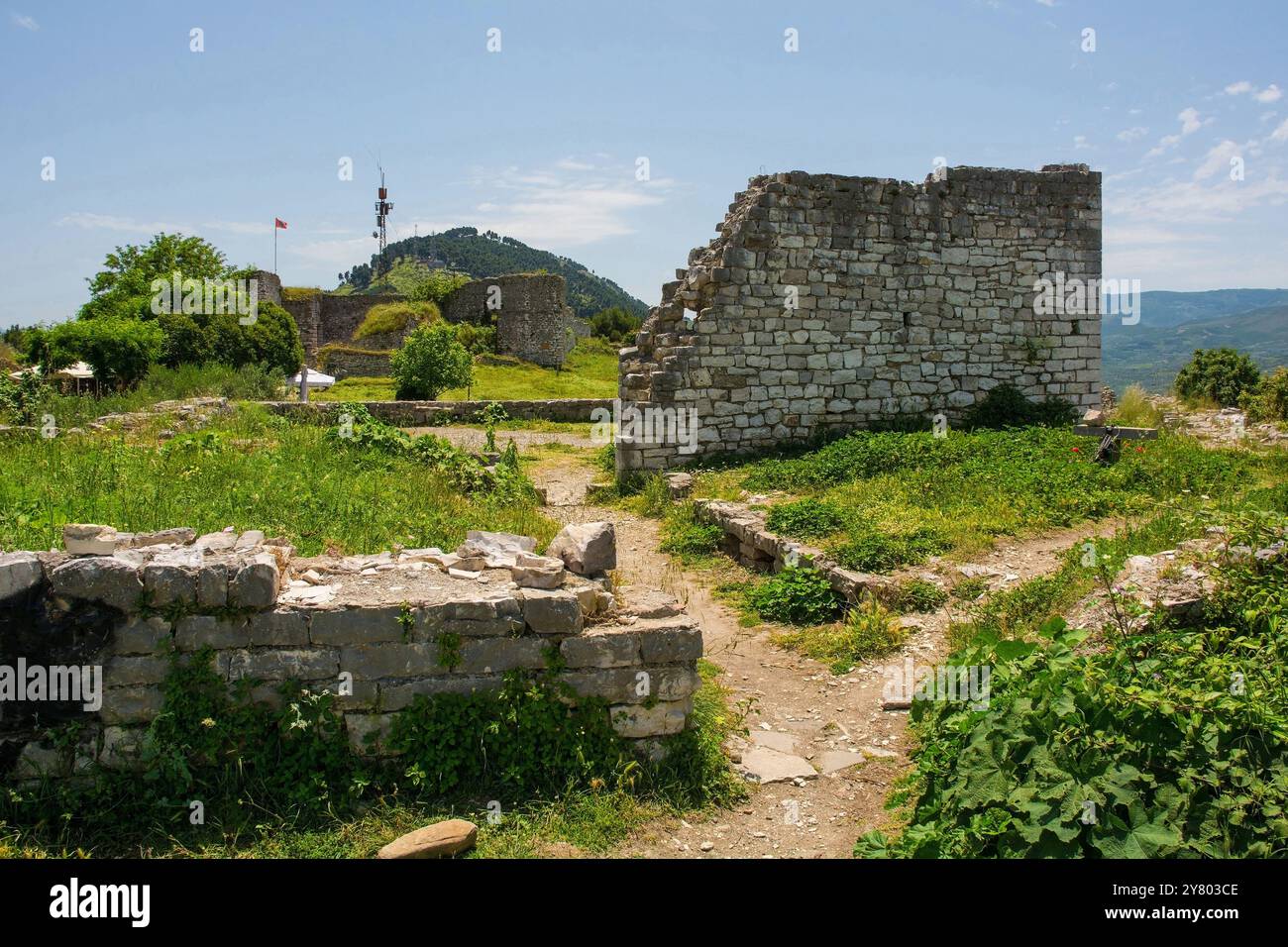 The ruins of the late 15th century White Mosque within the Citadel of ...