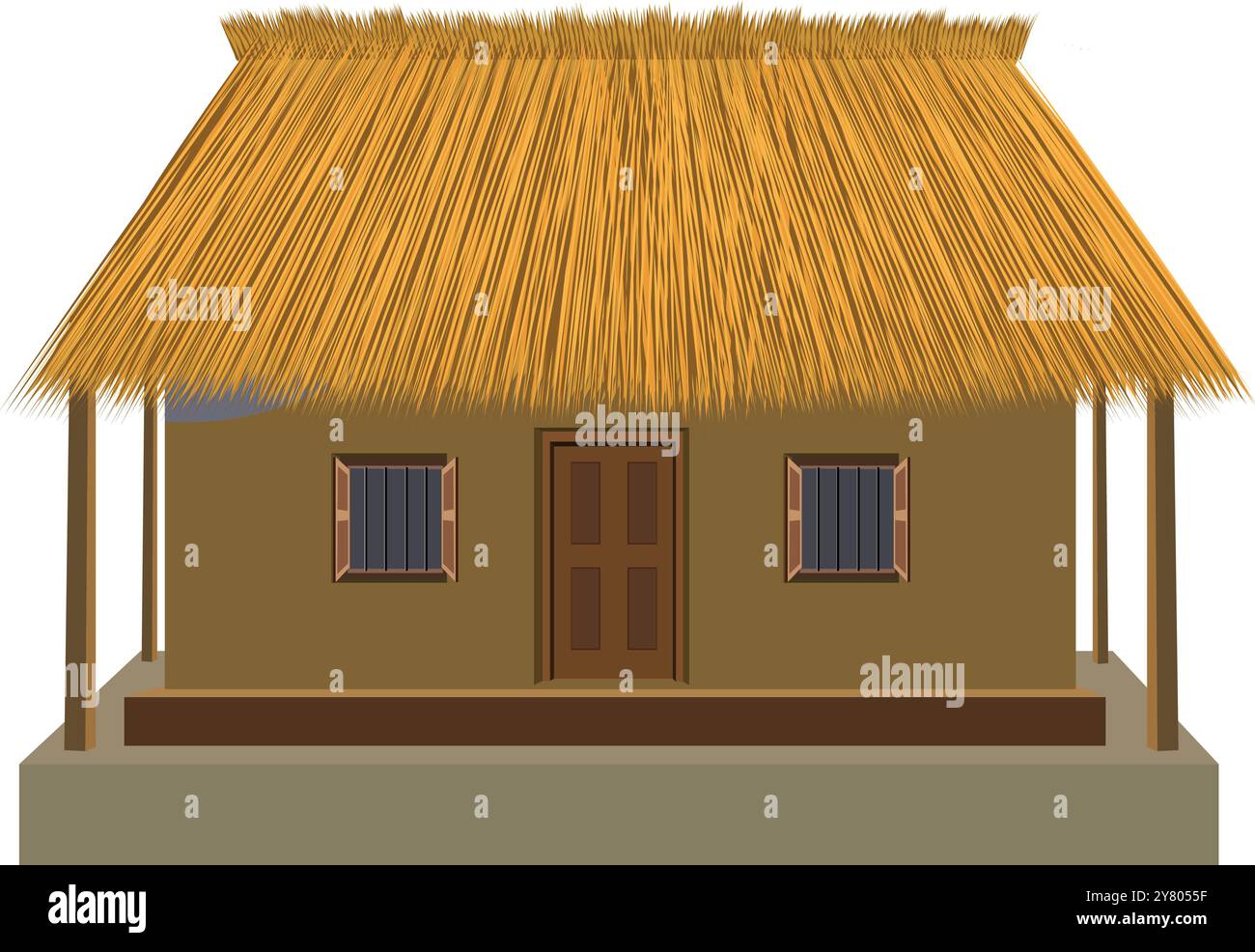 Typical terrace indian village house hi-res stock photography and ...