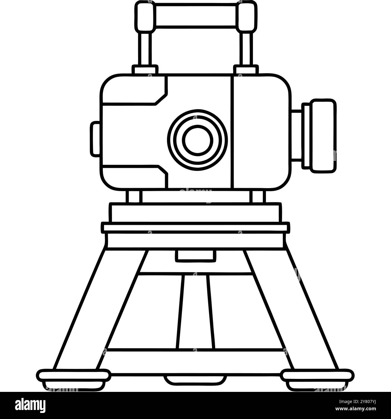 Instrument for measuring distances Stock Vector Images - Alamy