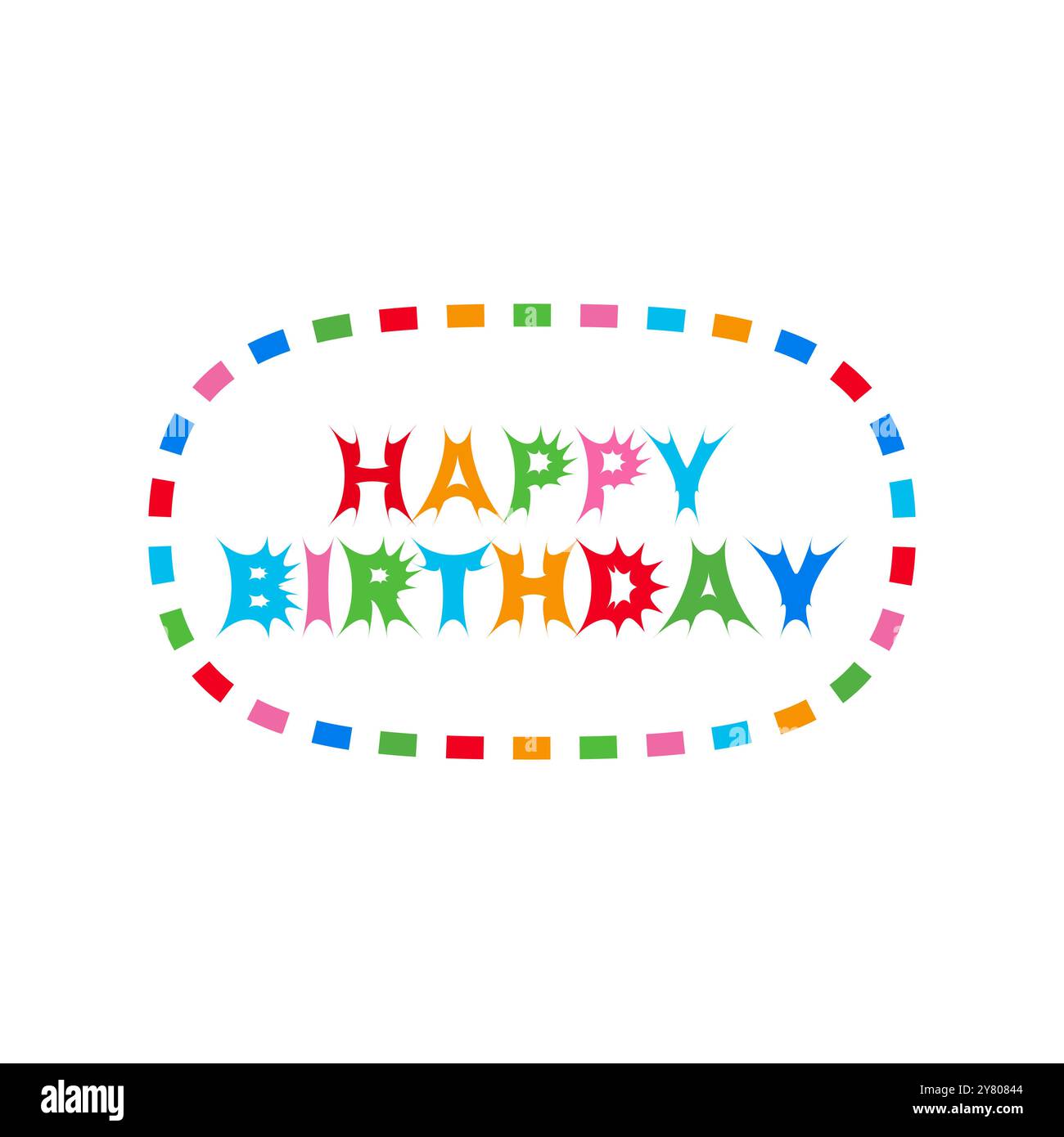 Happy birthday vector Cut Out Stock Images & Pictures - Alamy