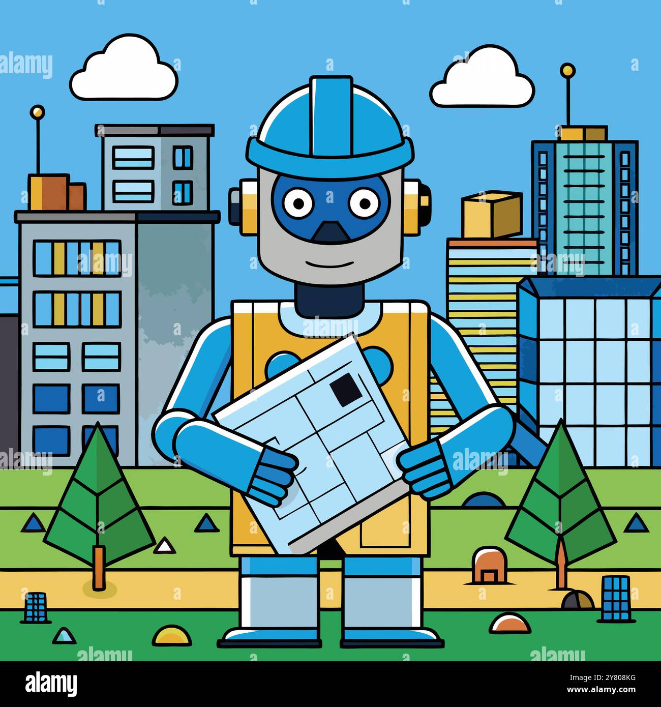 Construction advancement Stock Vector Images - Alamy