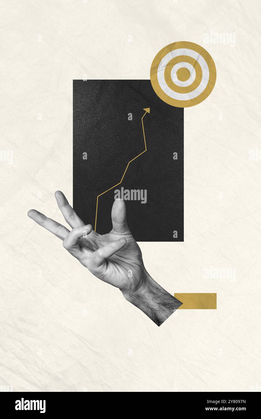 Composite trend artwork sketch image collage of monochrome skin huge ...