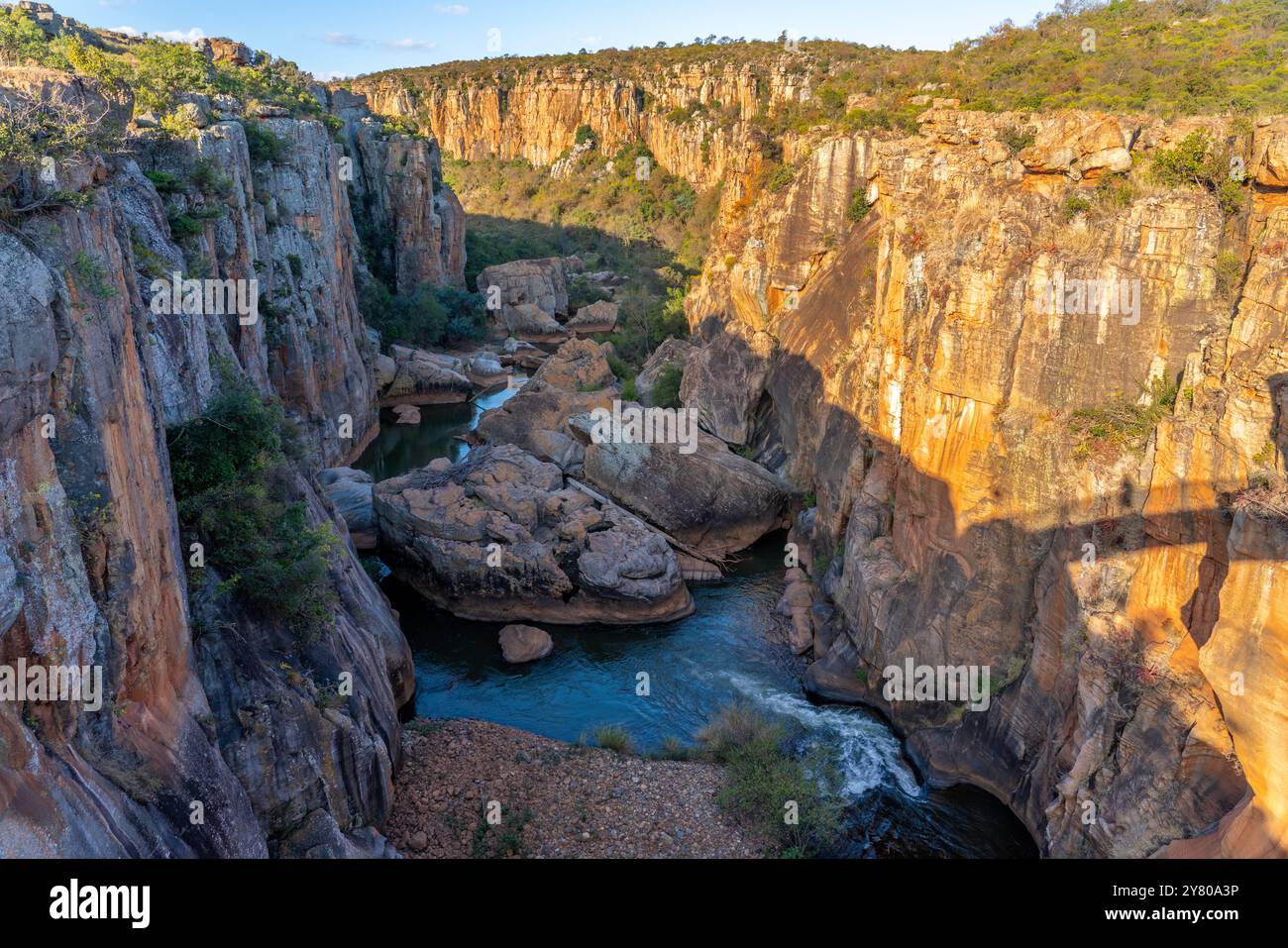 Bourke's Luck Potholes, popular geological attraction formed by water ...