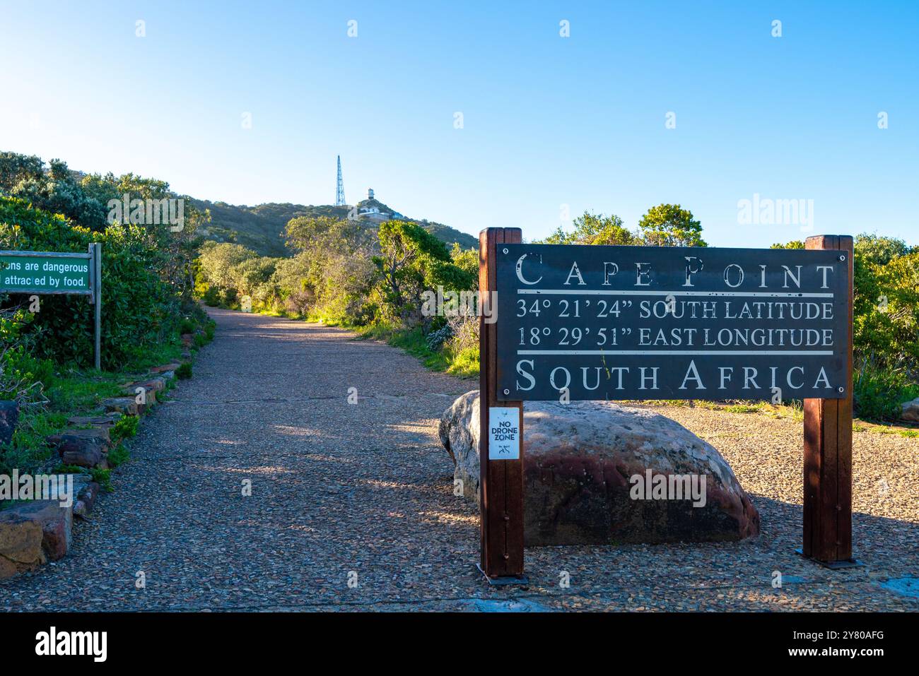 Cape of Good Hope sign, Cape Peninsula, Western Cape, in South Africa ...