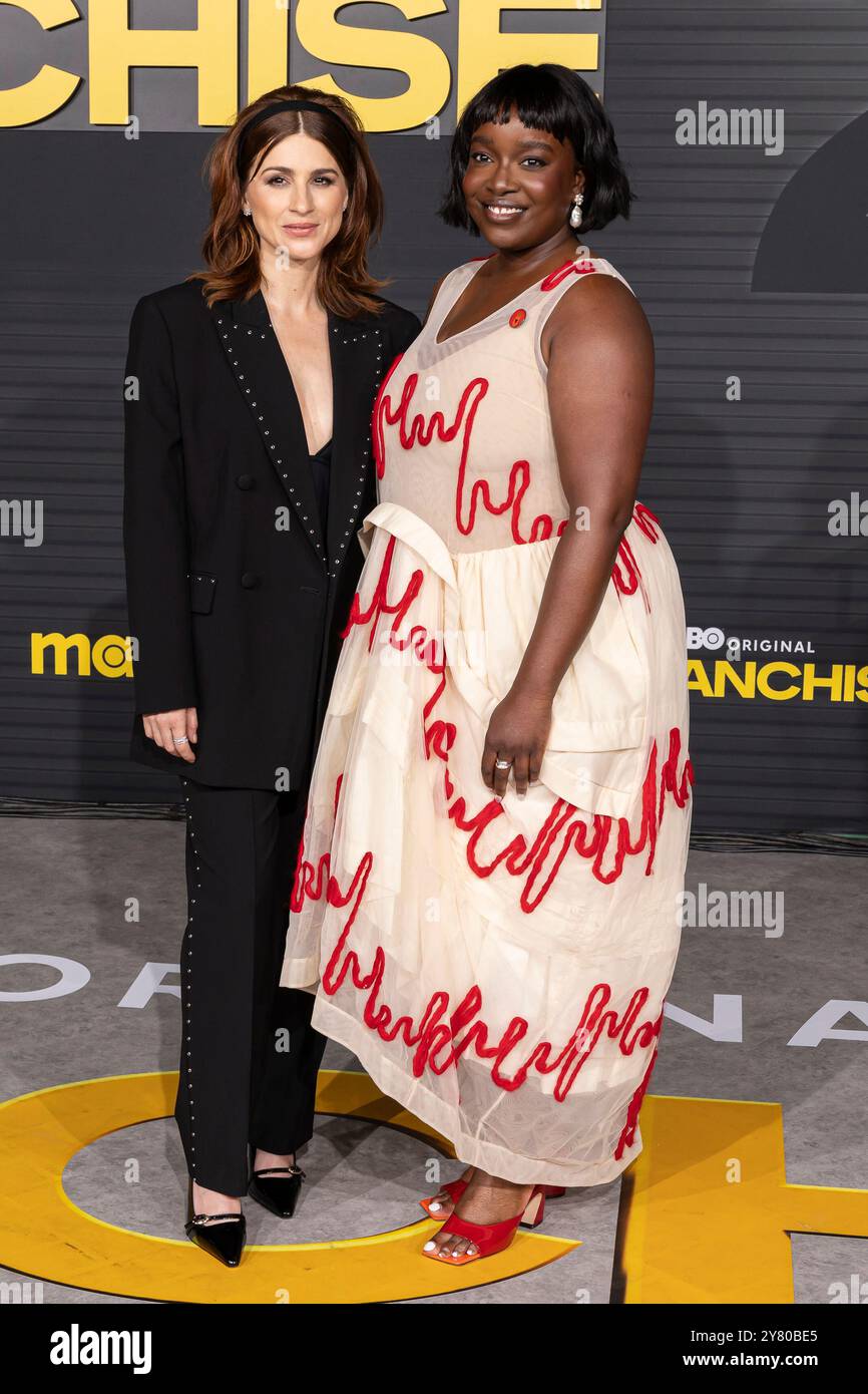 Los Angeles, USA. 01st Oct, 2024. Aya Cash and Lolly Adefope attend the ...