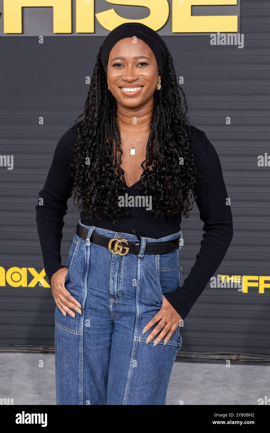 Los Angeles, USA. 01st Oct, 2024. Yasmine Sahid attends the arrivals of ...